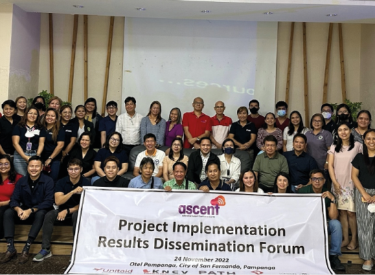 ASCENT Philippines concludes digital adherence technology implementation activities; DAT scale ...